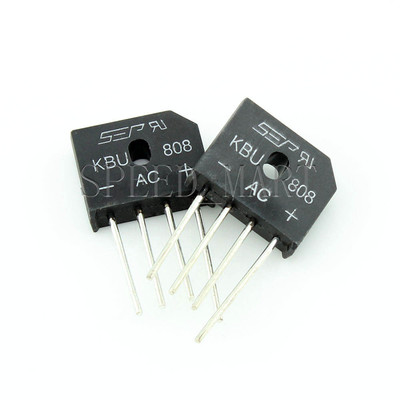 2 pcs KBU808 Bridge Rectifier Gleichrichter 800V AC change DC 8A KBU ...