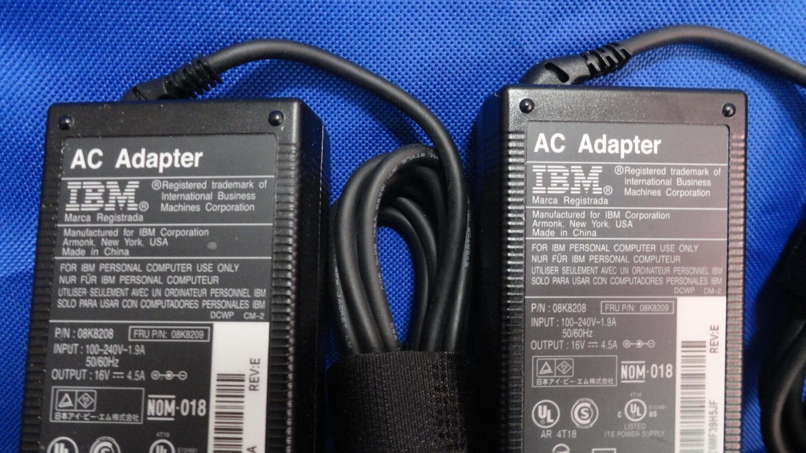 LOT OF 2 GENUINE OEM IBM 08K8208 AC ADAPTOR | eBay