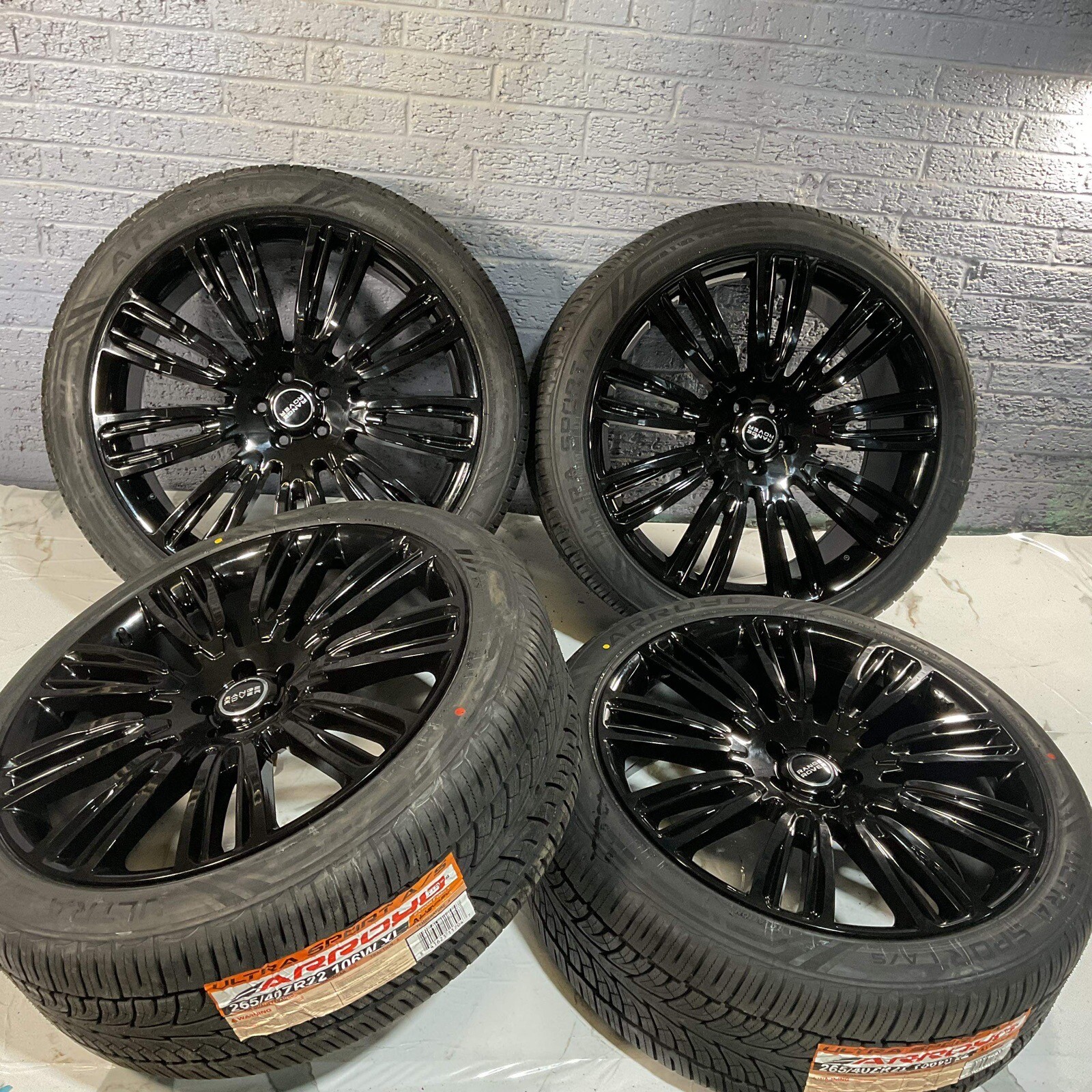 22” WHEELS RIMS FITS RANGE ROVER VELAR 5x108 2654022 All Season Gloss ...