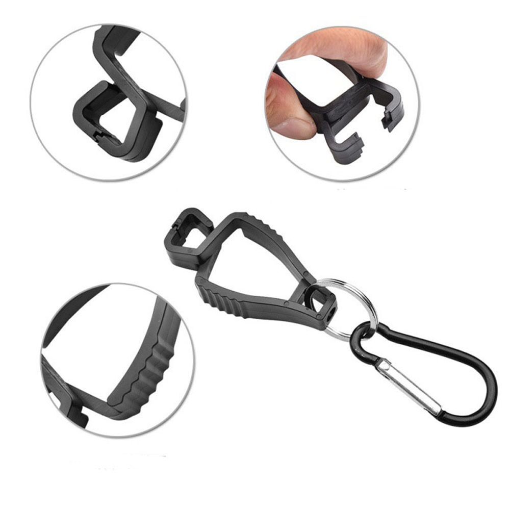Black Glove Clip Clamp Grabber Catcher Guard Labor Grabber Holder ...