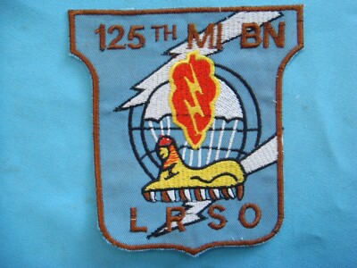PATCH US 125th MILITARY INTELLIGENCE BATTALION 25th INFANTRY DIVISION ...