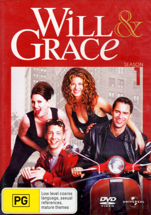 'Will & Grace' Season 1 One - Debra Messing & Eric McCormack - 4 DVD ...