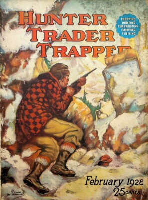 Hunter Trader Trapper Magazine February 1928 Mountian Lion Rifle ...