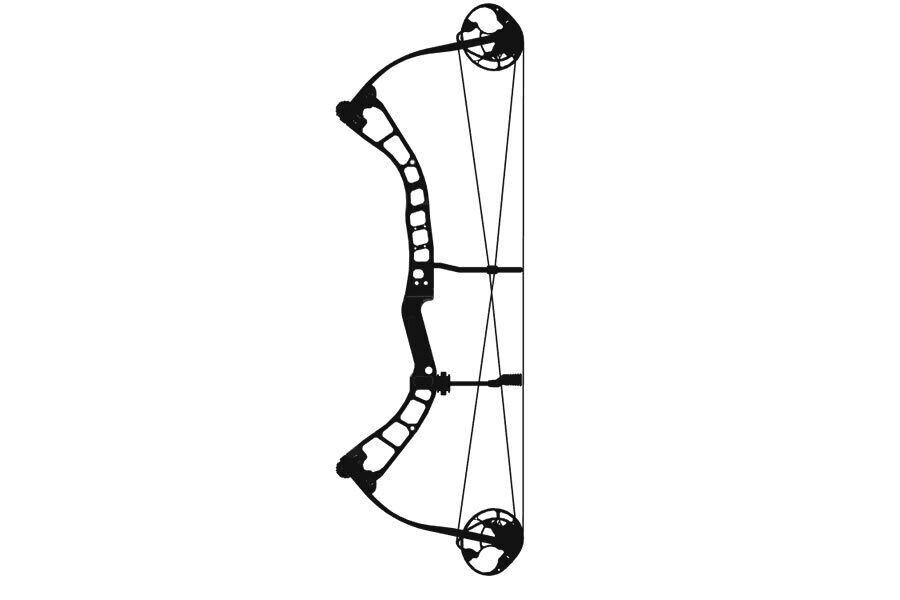 Elite Enlist rh 60lb 29.5" draw black | eBay