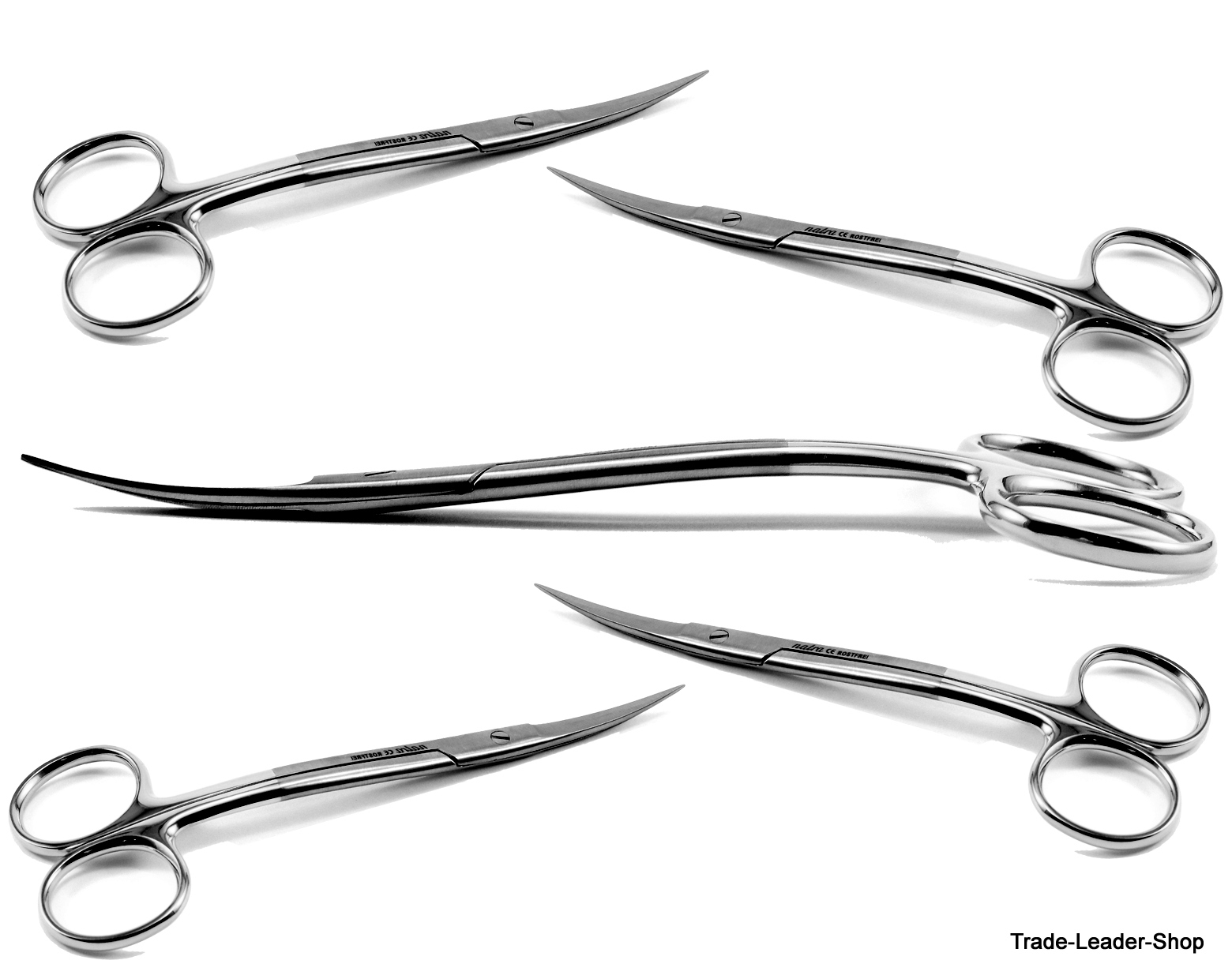 5 LaGrange scissors curved 14 cm surgical shears tissue dental gum ...