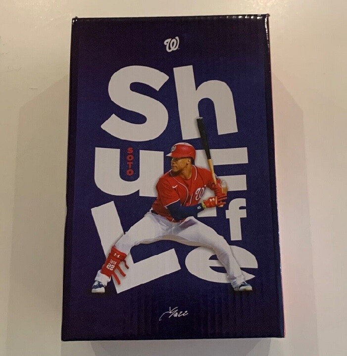 2022 Nationals JUAN SOTO Bobblehead WASHINGTON BOBBLE Soto Shuffle SGA ...