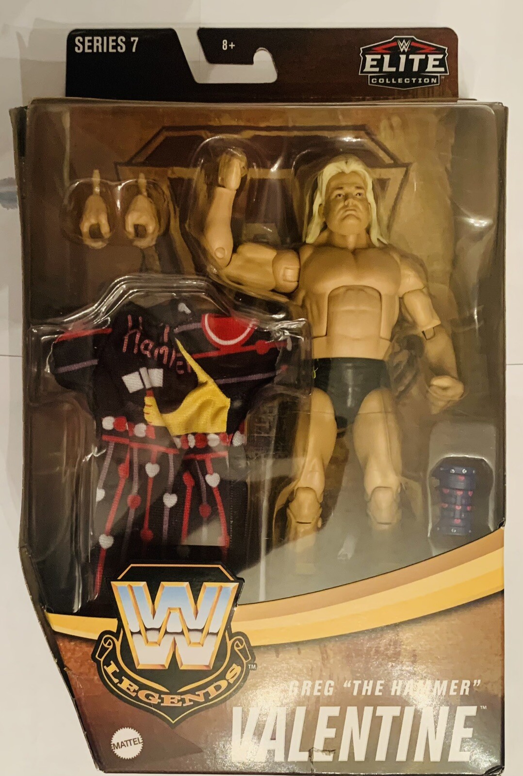 WWE Legends Elite Series 7 Greg “The Hammer” Valentine Wrestling Figure ...