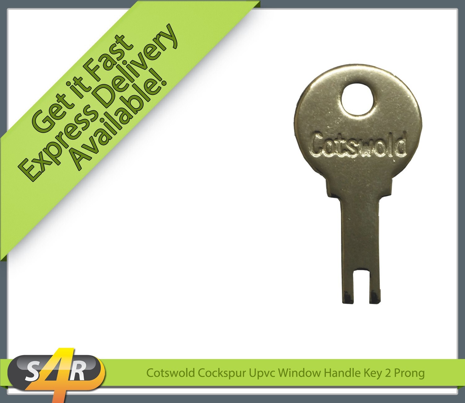 Cotswold Cockspur Upvc Window Handle Key 2 Prong | eBay UK