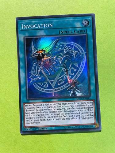 Yugioh Invocation SHVA EN043 Super Rare 1st ED | eBay Australia