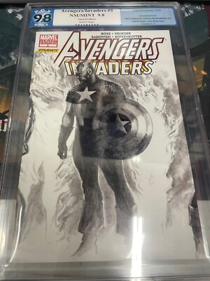 Marvel Variant Edition Avengers/Invaders 5 PGX 9.8 12/2008 | eBay
