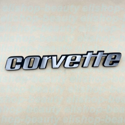 1 piece Corvette Rear Bumper Emblems For 1976 -1979 C3 Badges New | eBay