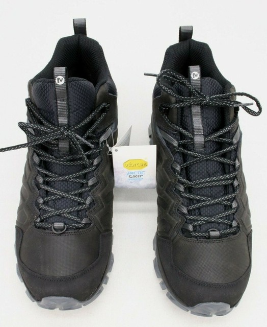 Merrell Thermo Freeze Mid WP Mens BOOTS Size 12 Black 400 Gram ...