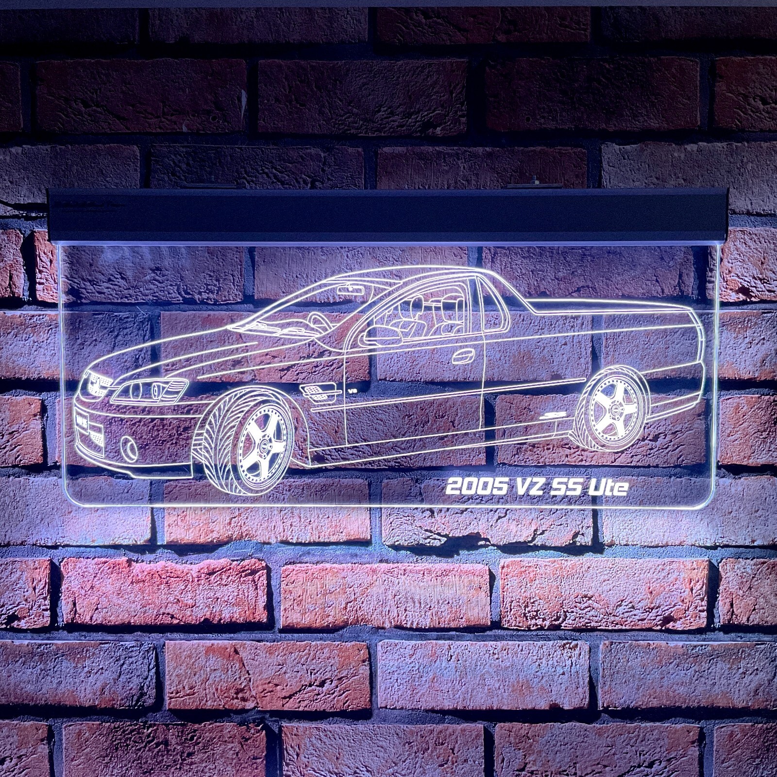 Holden VZ SS Ute 2005 RGB LED Acrylic Sign | LED Bar Sign | RGB LED ...