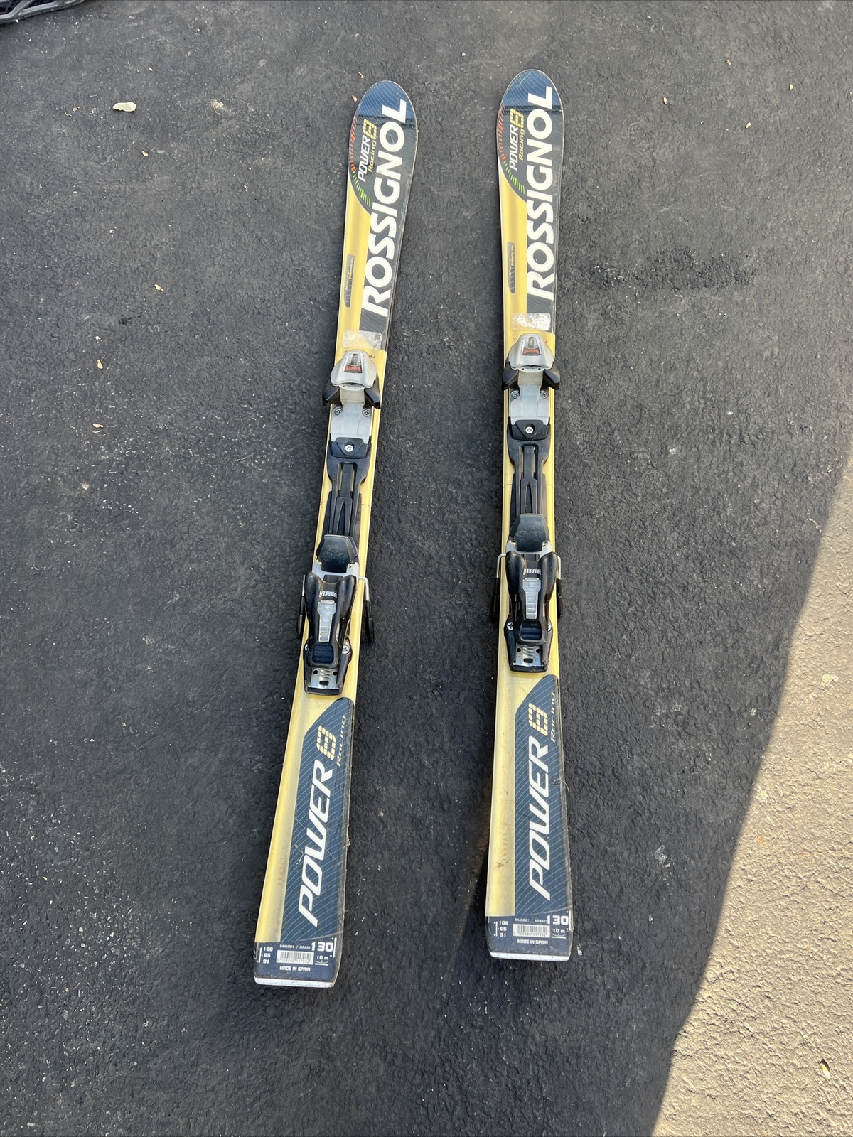 Rossignol Power 8 Racing 130cm Snow skis and bindings | eBay