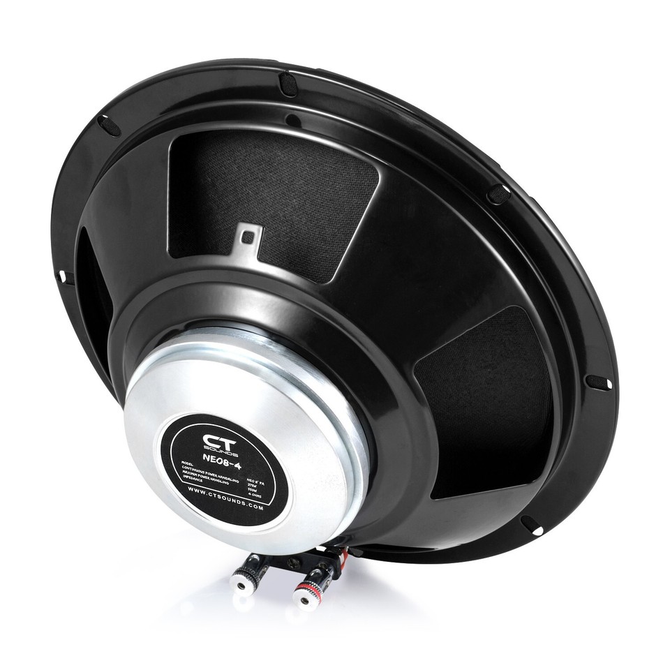 CT Sounds NEO8-4 8" 550 Watt Max Single 4-Ohm Midrange Speaker - Single ...