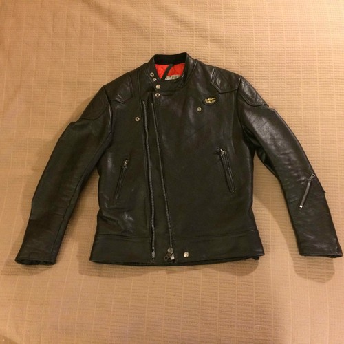 LEWIS LEATHER Super Monza No. 445 Aviakit Motorcycle Leather Jacket L ...