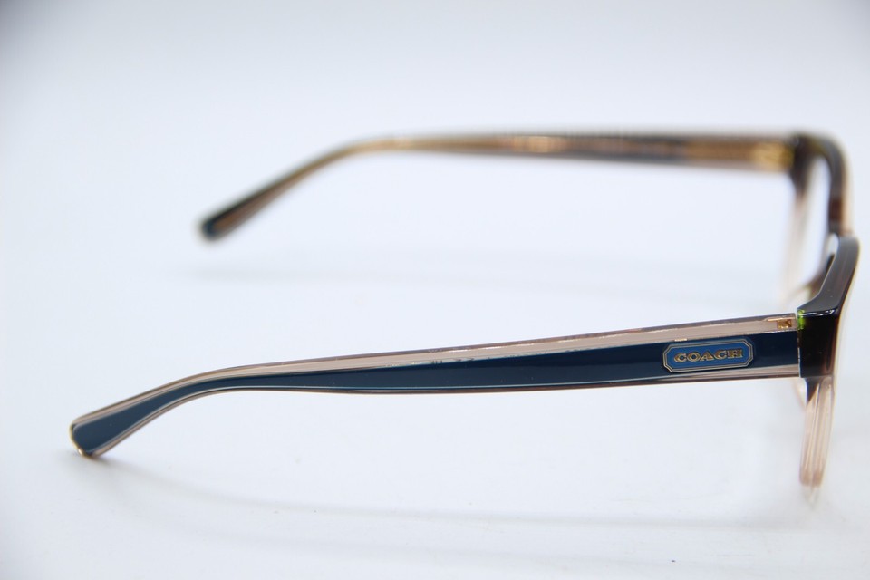 NEW COACH HC6187 5678 (TRANSPARENT BROWN GRADIENT) EYEGLASSES W/CASE 52 ...