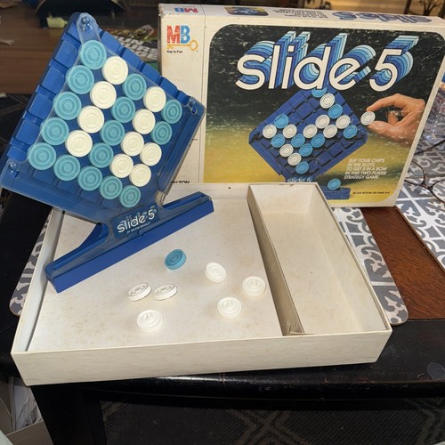 Slide 5 Game 1980 Edition Vintage USA Strategy Milton Bradley Game ...