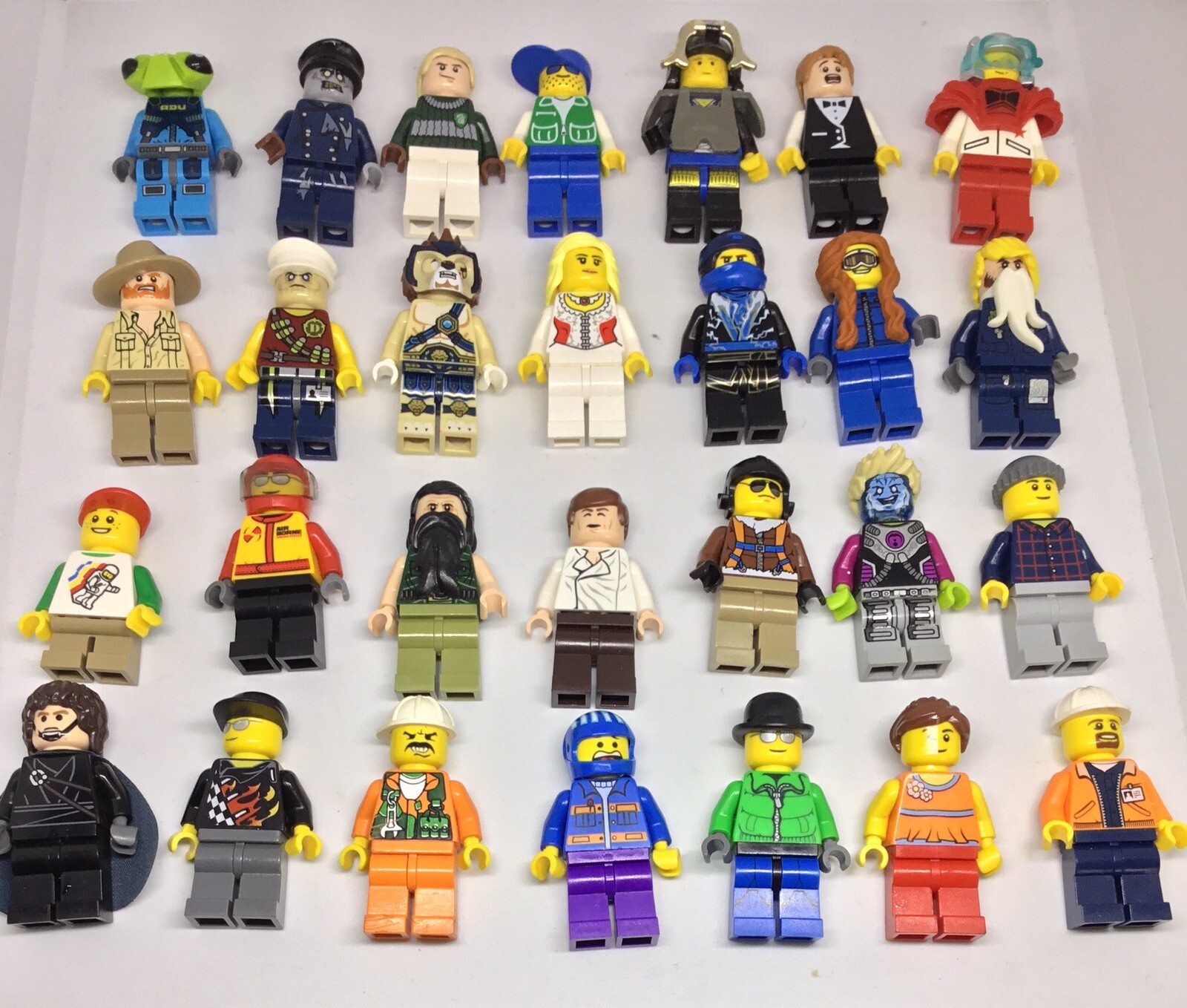 LEGO LOT 10 RANDOM MYSTERY BAG CITY TOWN SET MINIFIGURE MINIFIGS PEOPLE ...