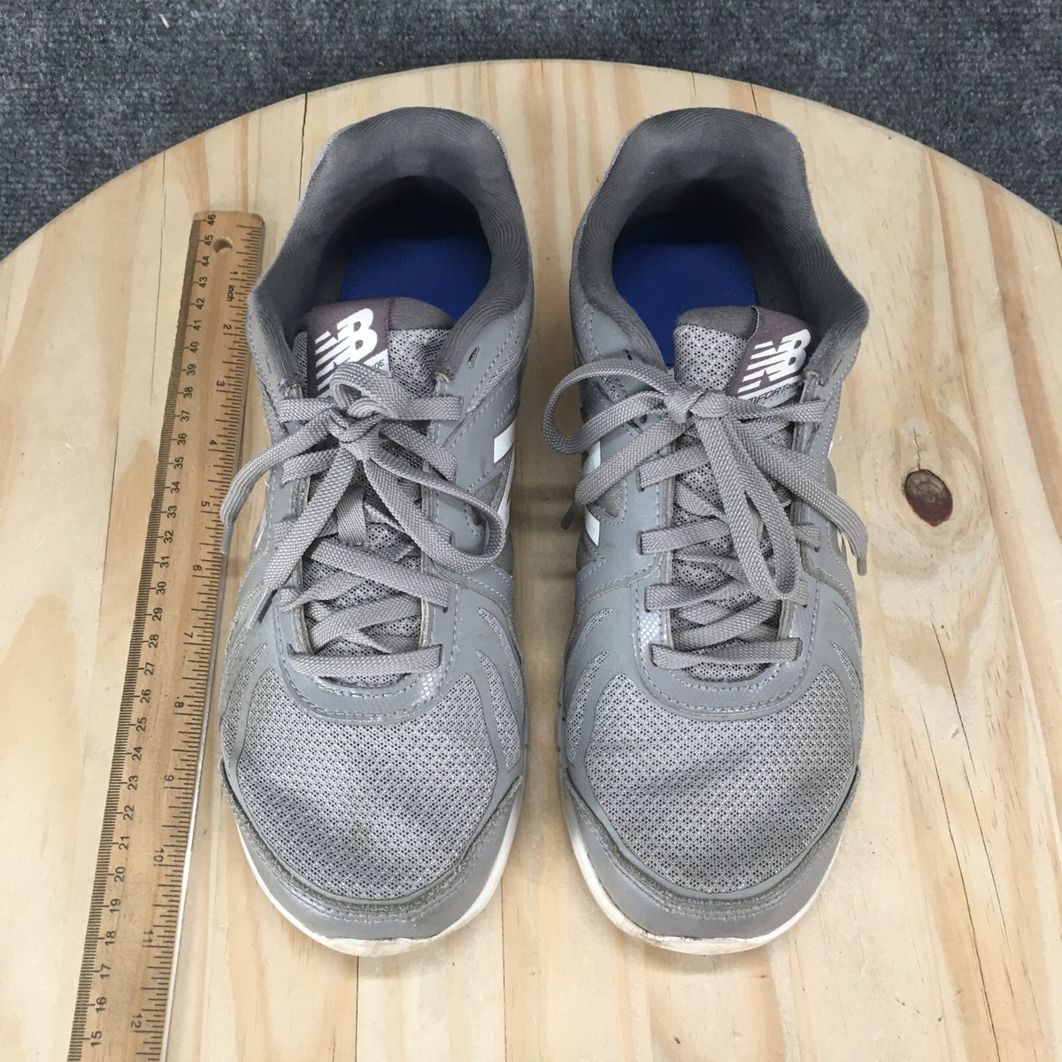 New Balance Shoes Womens 10 496v3 Walking Sneakers Gray Mesh New Balance Shoes Womens 10 496v3 Walking Sneakers Gray Mesh