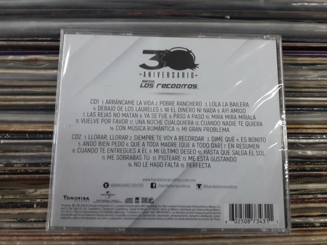 CD - 30 Aniversario by Banda Los Recoditos 2 Discos 14 Exitos Fast for ...