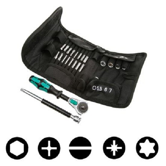 Wera INTERCHANGEABLE SCREWDRIVER SET 26Pcs Slotted,Hex-Plus, Phillips ...