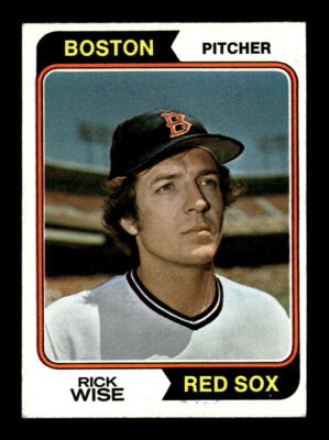 1974 Topps #84 Rick Wise Boston Red Sox EX Baseball Card *G341 | eBay