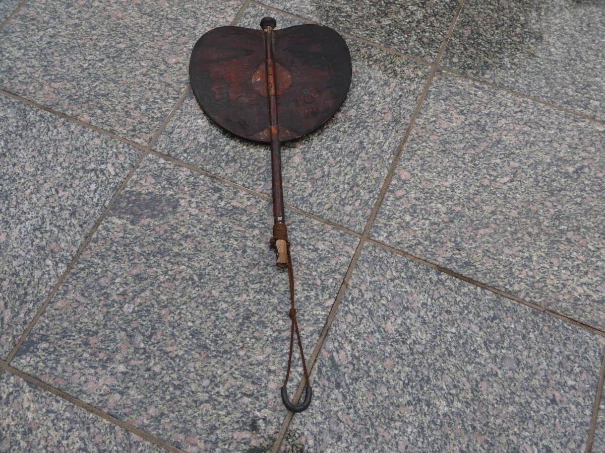 big battle fan Gunbai Japan Antique Edo saihai yoroi katana samurai ...