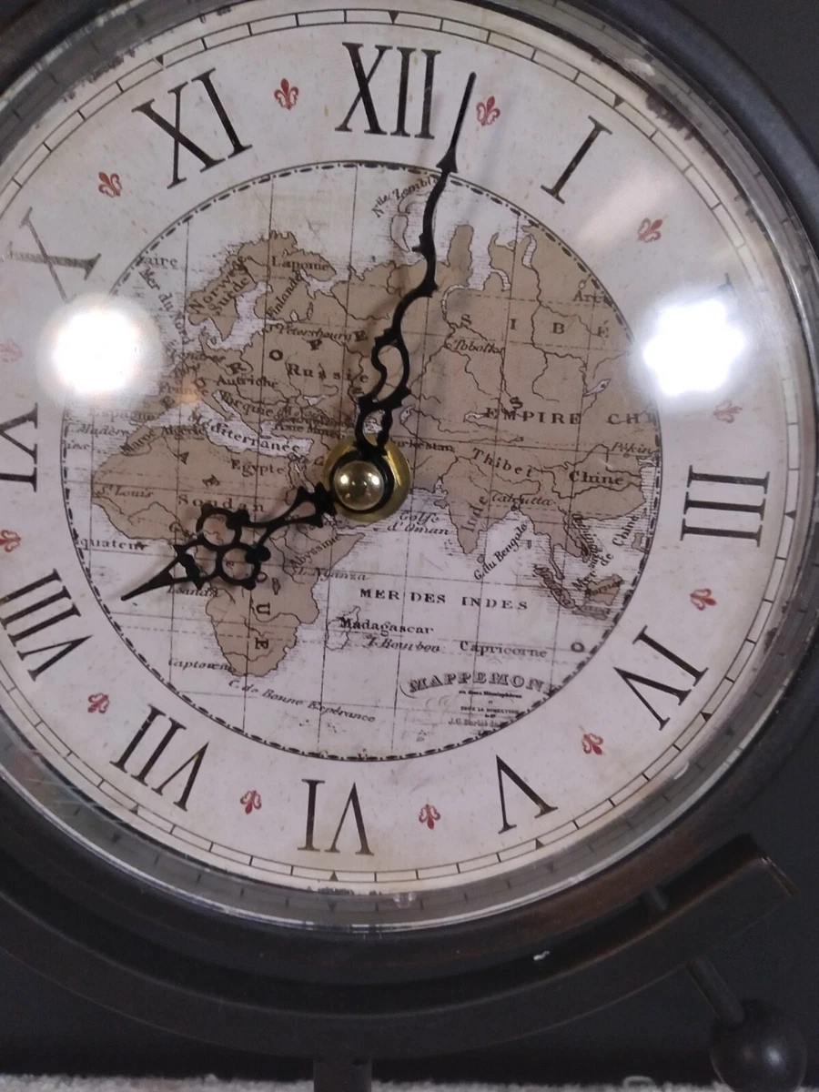 Watch Face With On A Map Or Globe