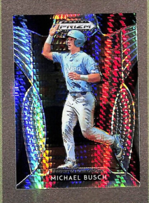 2019 Panini Prizm Draft Picks #32 Michael Busch Prizm Refractor ...