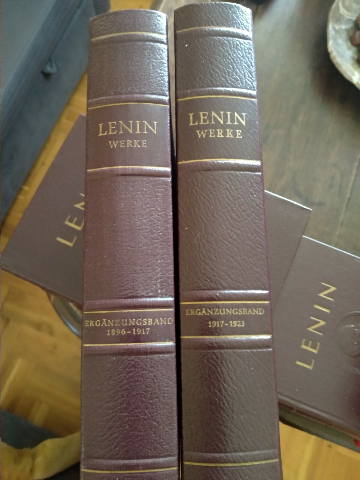 Lenin Werke all 40 volumes + registry book 2 volumes + 2 supplementary ...