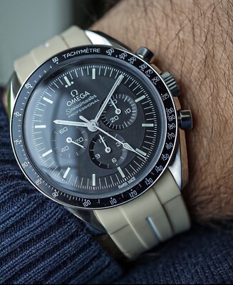 Omega x Swatch - Moonswatch Strap - BEIGE MISSION TO JUPITER STRAP ONLY ...