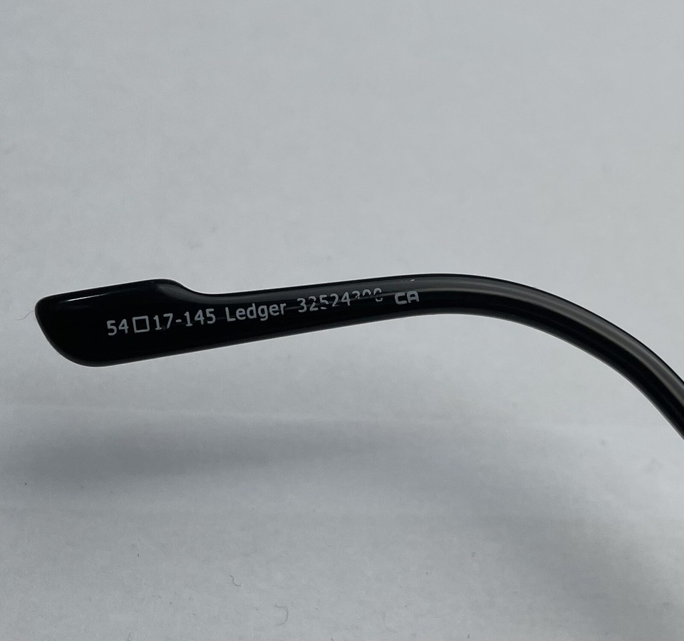 Specsavers Eyeglasses Black Square Full Rim Glasses Ledger 32524300 54 ...