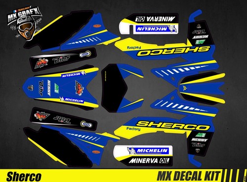 Kit Déco Moto pour / Mx Decal Kit for Sherco - Factory Racing 2015 | eBay