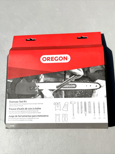 NEW Oregon Chainsaw Chain Sharpening Kit with Hard Case Contains Files ...
