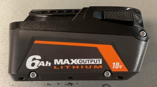 Ridgid 18V 6.0 Ah MAX Output Lithium-Ion Battery R840060 *Razor Marks ...