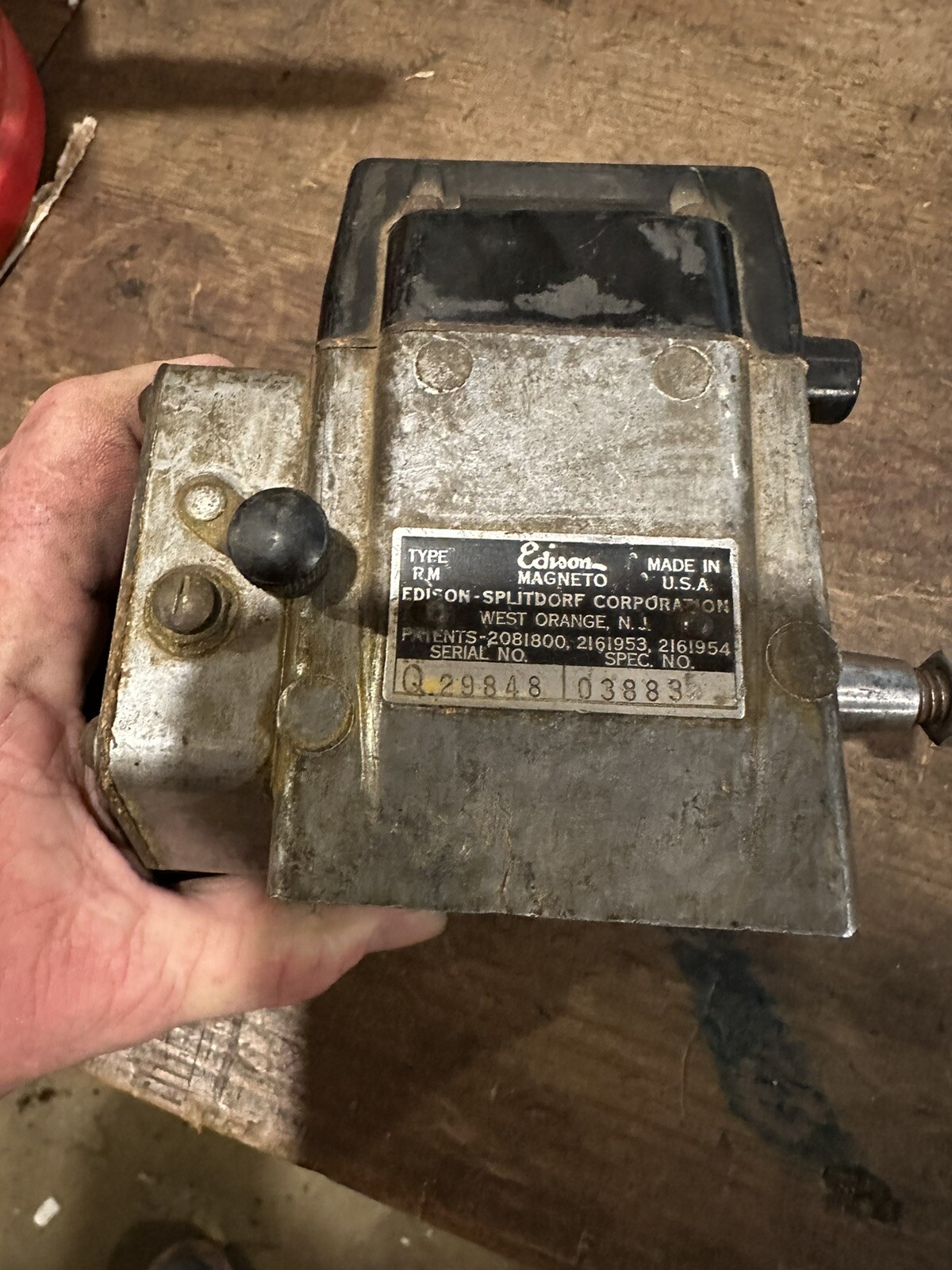 5106 Edison Splitdorf Type RM Magneto for B1-6 & 7 Frazer Rototillers ...