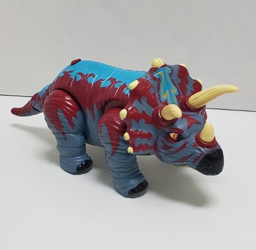 2006 Mattel Imaginext Walk and Roar Trample Triceratops Dinosaur Toy | eBay
