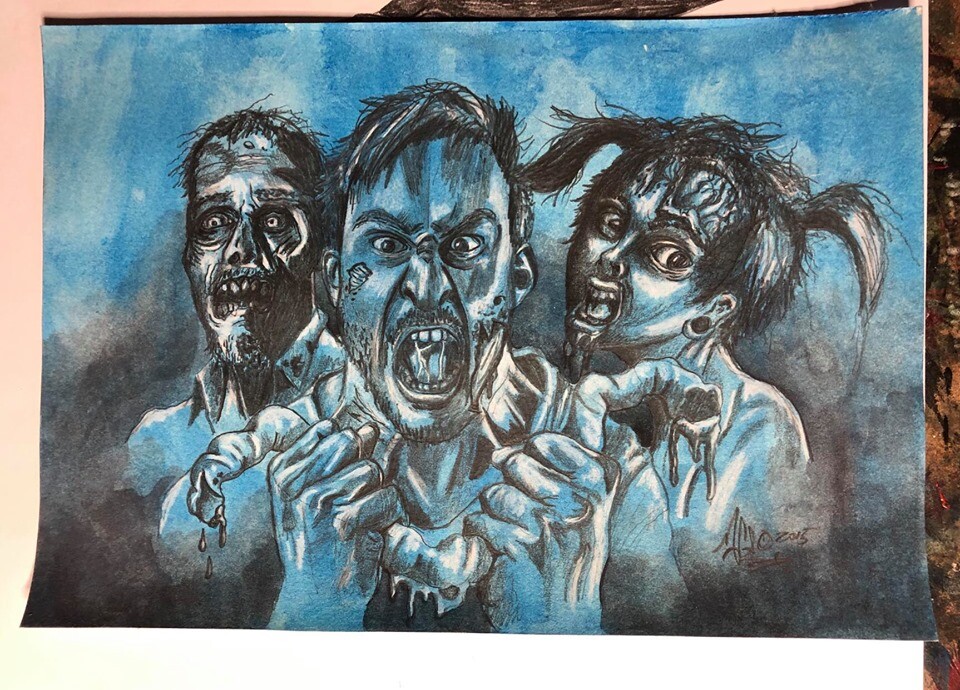 Zombie Drawings In Pencil