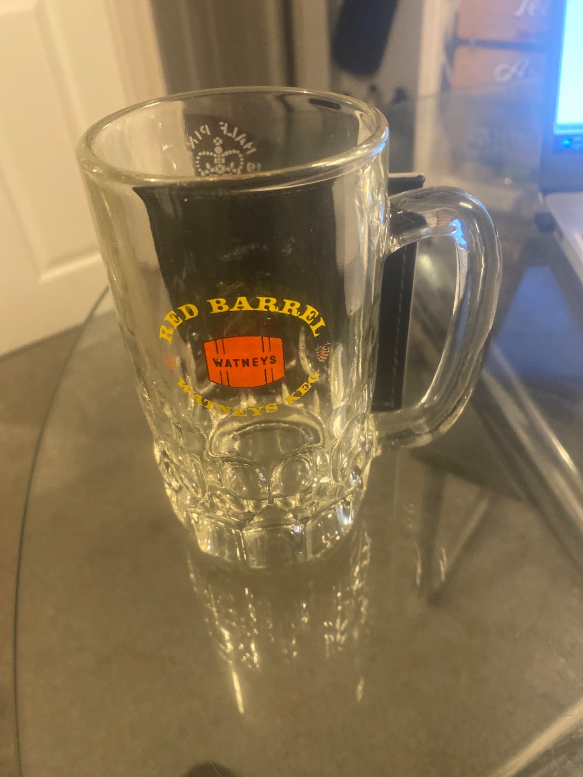 Vintage watneys Red Barrel Half Pint Beer Mug Glass Tankard | eBay UK