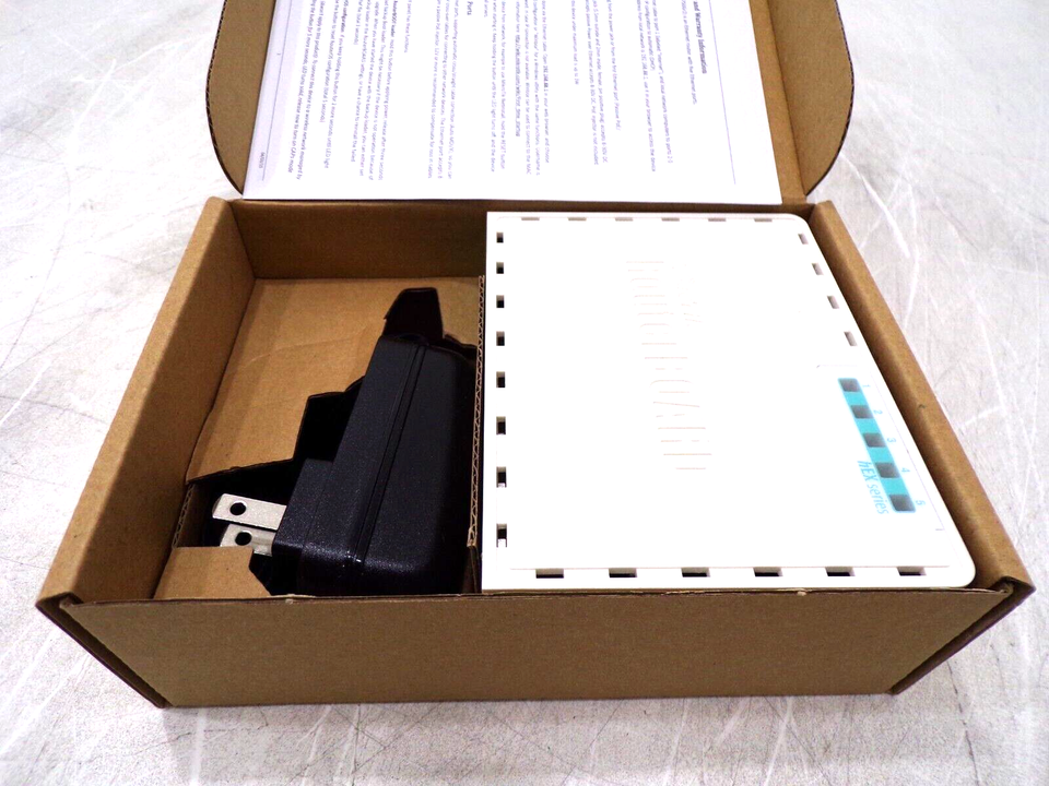New Mikrotik RB750Gr2 RouterBOARD hEX lite 5 ports router 5 X 10/100 ...