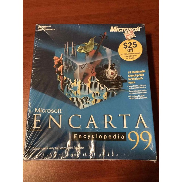 Microsoft Encarta Encyclopedia 99 for sale online | eBay
