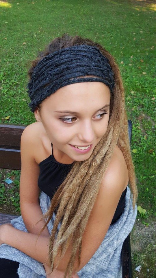 Frayed Scruffy Headband Yoga Boho Hippie Gypsy Wrap Hairband Headband ...