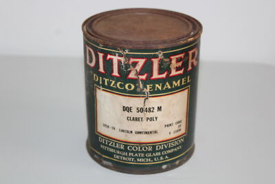 Ditzler PPG Ditzco Paint Quart DQE 50482 M Claret Poly 58-59 Lincoln ...