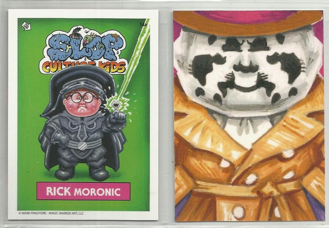 Slop Culture Kids: Series 1 (Magic Marker) GPK Parody Sticker #14a RICK ...