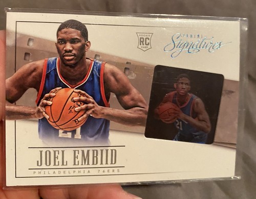 2013/14 Panini Signatures Joel Embid film Rookie Card Super Rare Find ...