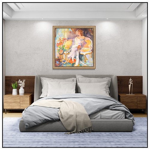 Jane Bazinet Original Oil Painting On Canvas Female Figurative Large ...