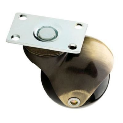 8-PACK LIBERTY 2 INCH VINTAGE STYLE ANTIQUE BRASS PLASTIC WHEEL SWIVEL ...