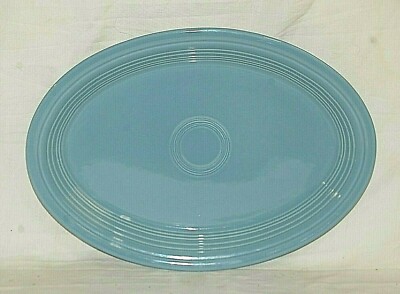Fiesta Periwinkle Blue by Homer Laughlin 13-5/8" Oval Serving Platter ...