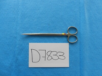 D7833 Spectrum Surgical Curved Sharp Tip Scissors 18cm Overall Length 5 ...